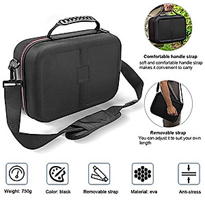 Carrying Case for Nintendo Switch Travel Case for Nintendo Switch Protective Case Compatible with Nintendo Switch Console & Joycon & Accessory with Soft Lining & Shoulder Strap