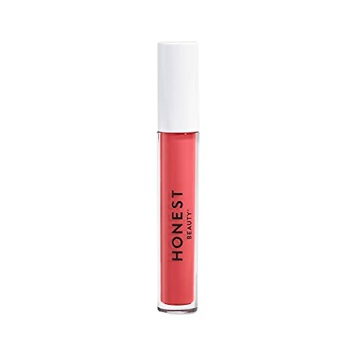 Honest Beauty Liquid Lipstick, Happiness with Avocado oil + Hyaluronic Acid |Lasting Hydration | EWG Certified + Dermatologist tested & Vegan + Cruelty free | 0.12 fl. oz.