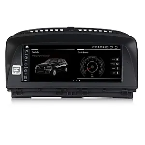 MekedeTech Qualcomm Android 12 Car Radio Stereo 8.8 inch IPS Touch Screen 4GB 64GB Built-in Carplay for BMW 7 Series E65 E66 2001~2008 MASK CCC System