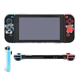 Gay Pride Koala Printed Protective Case Cover Compatible with Switch Game Console Controller with Holder Stand