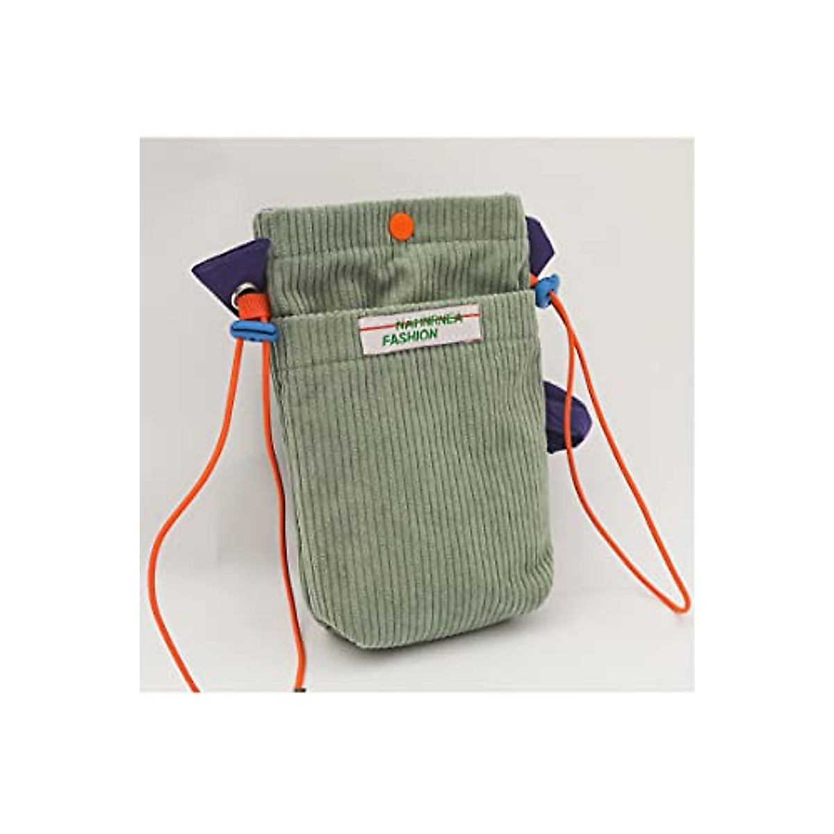 Ulisty Women Small Corduroy Cellphone Bag Mini Pocket Tote Bag Shoulder Bag Handbag Crossbody Bag black