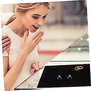 Holibanna Ring Tray Core Ornament Earrings Foam for Rings Earring Display Tray Ring Display Case Ring Display Holder Accessory Tray Necklace Display Stand Sponge Insert Jewelry