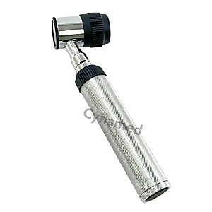 Skin Diagnostic Examination Dermascope Set - with Handle, Head, 10x Magnifying Lens, LED Bulb, & Storage Case