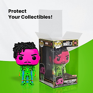 EcoTEK Protectors 10 Inch Funko Pop Protector with Locking Tab - Crystal Clear, Heavy Duty, Acid-Free Storage Box and Display Case with Film, 0.45mm Thickness (2 pcs)