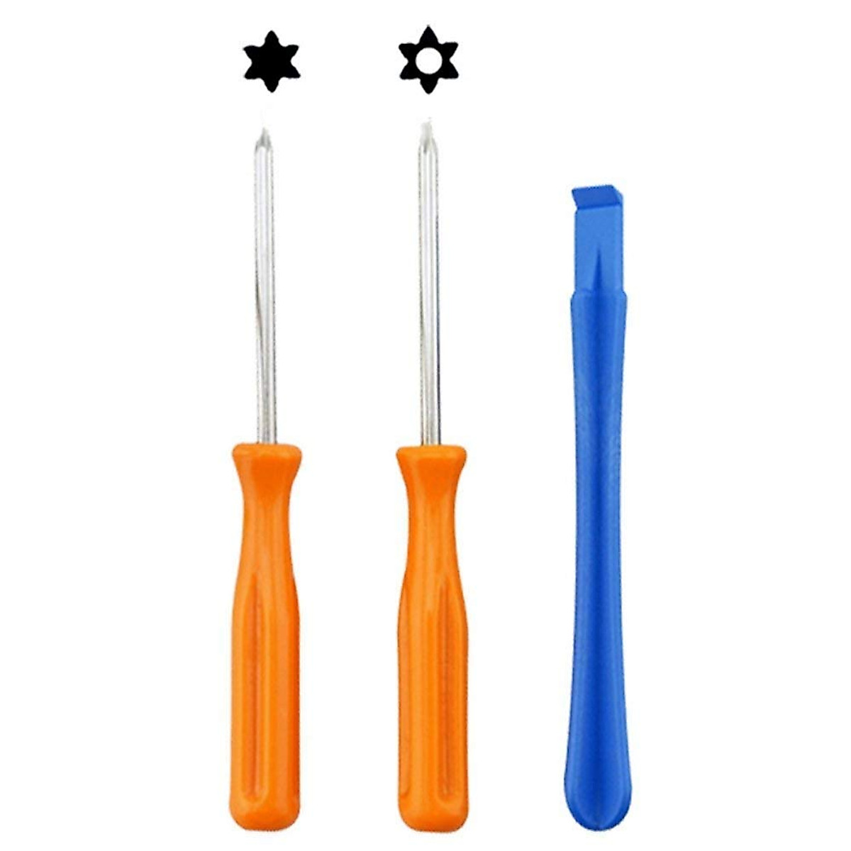 FeiYen Full Housing Shell Case Cover with Buttons for Xbox One Wireless Controller With Pink Joysticks + T8 T6 Screwdriver (Matte Blue)