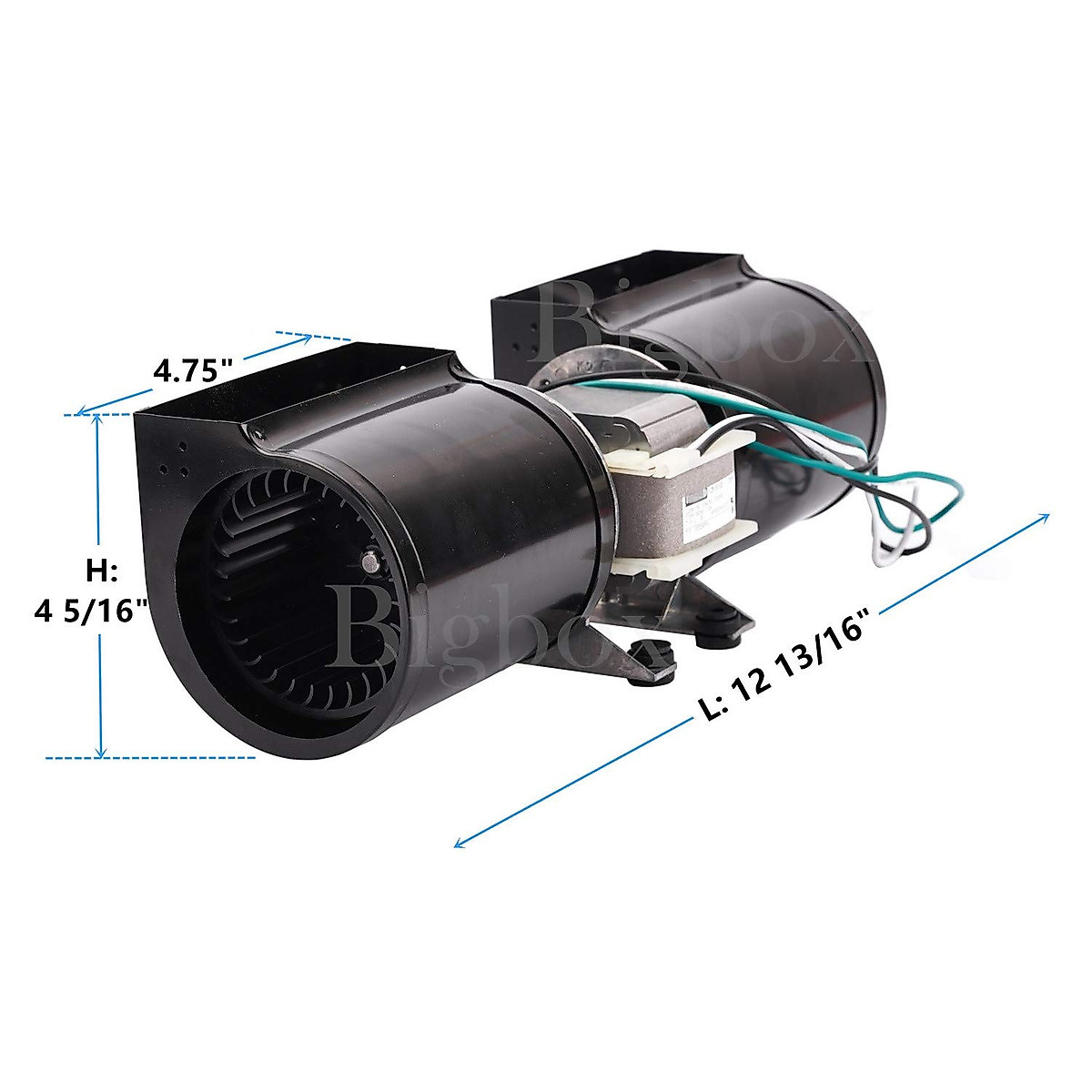 Replacement Fireplace Blower Kit for Heat-N-Glo, Hearth and Home, Quadra Fire, GTI, Heatilator, Majestic, Superior, Monessen, Vermont Castings Fireplace, GFK-160A GFK-160 FAB-1600 Fireplace Blower Kit