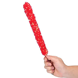 VBESTLIFE Practical Flute Cleaning Brush, Red Nylon Practical Flute Cleaning Swab Brush Cleaner Music Instrument Parts