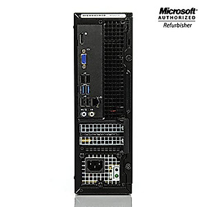 Dell 3020 SFF Gaming Desktop Computer - Quad Core Intel i7 4770 3.4 GHz, NVIDIA GT 1030 2GB, 8GB RAM, 256GB SSD, HDMI, DVI, DVD, Keyboard, Mouse, WiFi, Windows 10 Home (Renewed)
