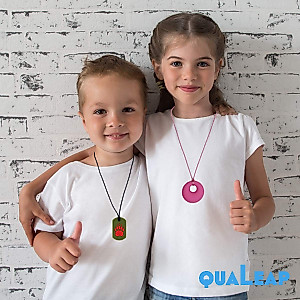 Xtra Tough Sensory Chew Necklace for Kids (3 Pack) - Sensory Oral Motor Aids Teether Toys for Autism, ADHD, Baby Nursing or Special Needs- Made for Aggressive Chewers