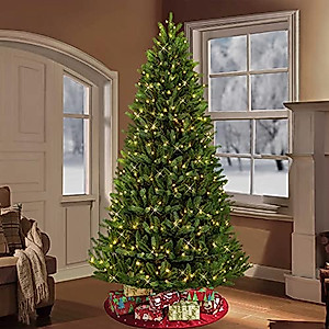 Dazzle Bright 300 LED Christmas String Lights, 100 FT Connectable Waterproof String Lights Green Wire with 8 Modes, Christmas Decorations for Indoor Outdoor Xmas Party Yard Garden (Warm White)