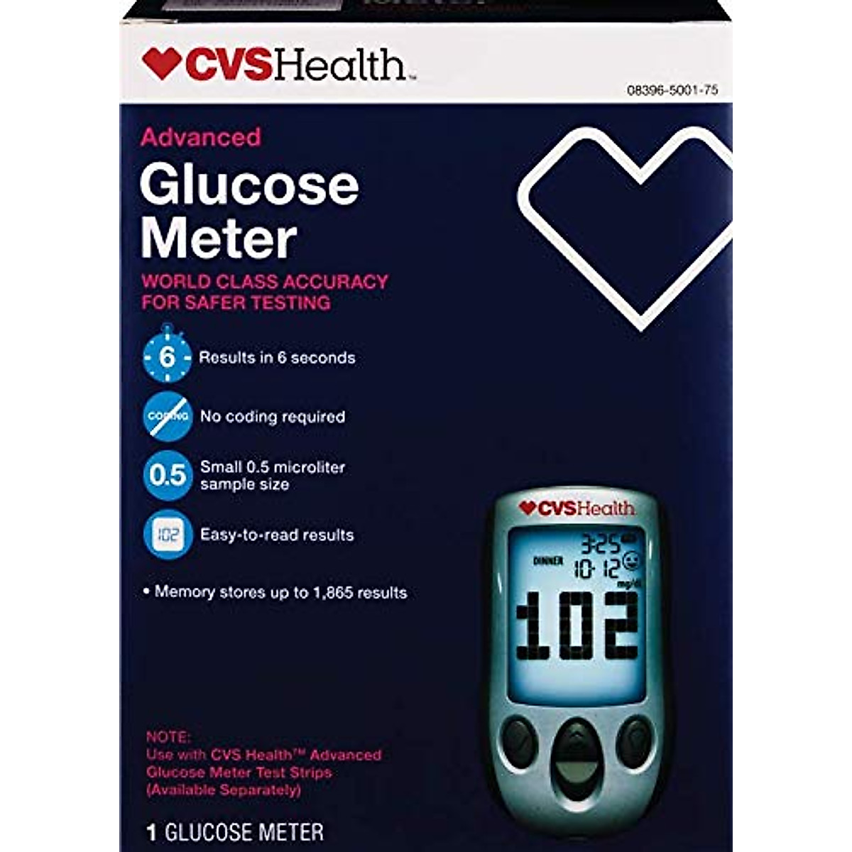CVS Health Advanced Blood Glucose Meter