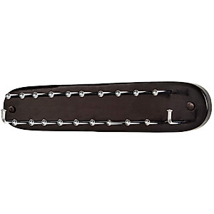 Richards Homewares Wall Mounted Tie, Belt and Scarf Hanger, Holds Up to 21-Ties, Natural Wood