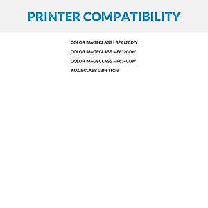 LD Compatible Toner Cartridge Replacements for Canon 045H High Yield (1 Black, 1 Cyan, 1 Magenta, 1 Yellow, 4-Pack)