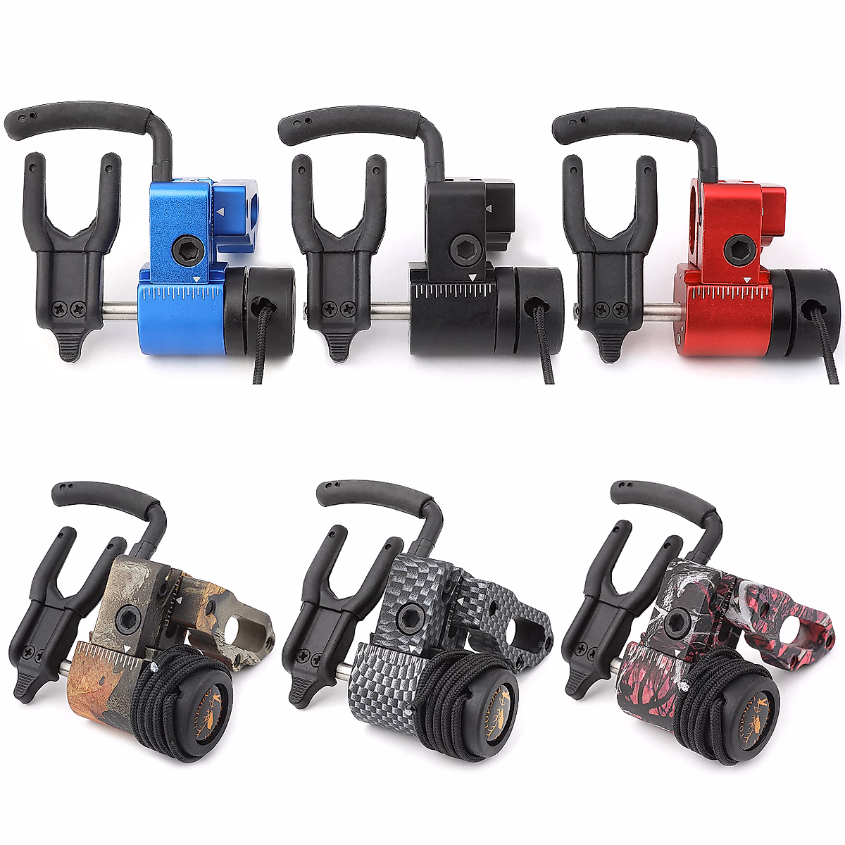 AMEYXGS Drop Away Arrow Rest for Compound Bow Right/Left Hand Compound Bow Arrow Rest with Locking Structure (Right Hand, BLACK)