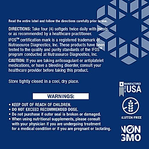 Life Extension Super Omega-3 Plus Epa/dha Fish Oil, Sesame Lignans & Olive Extract - Omega 3 Supplement - For Heart Health and Brain Support - Gluten Free, Non-GMO - 240 Easy-to-swallow Softgels