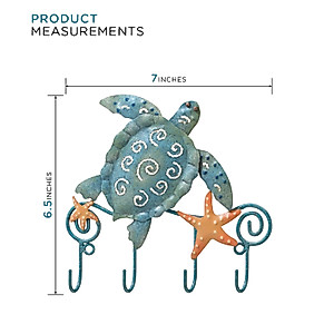 Regal Art and Gift 5031 Sea Turtle Key Hook, Green