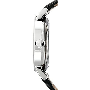 Tissot Mens Everytime Desire Auto 316L Stainless Steel case Automatic Watch, Black, Leather, 21 (T1094071603201)