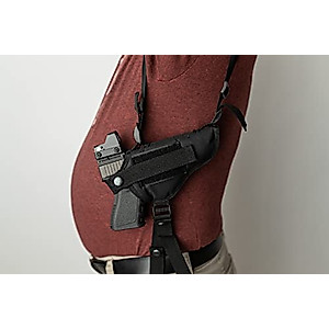 Holster Chicks LLC Optical GENERIC Manufactured Gun Holster Shoulder FITS KELTEC PMR 30 4.3" BRL Glock 17 19 20 21 22 23 26 28 30 31 32 33 36 38 39 30 32 RED DOT 5