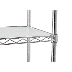 HSS Shelf Liners for 24" X 48" Wire Shelf, Opaque Plastic, 4-Pack