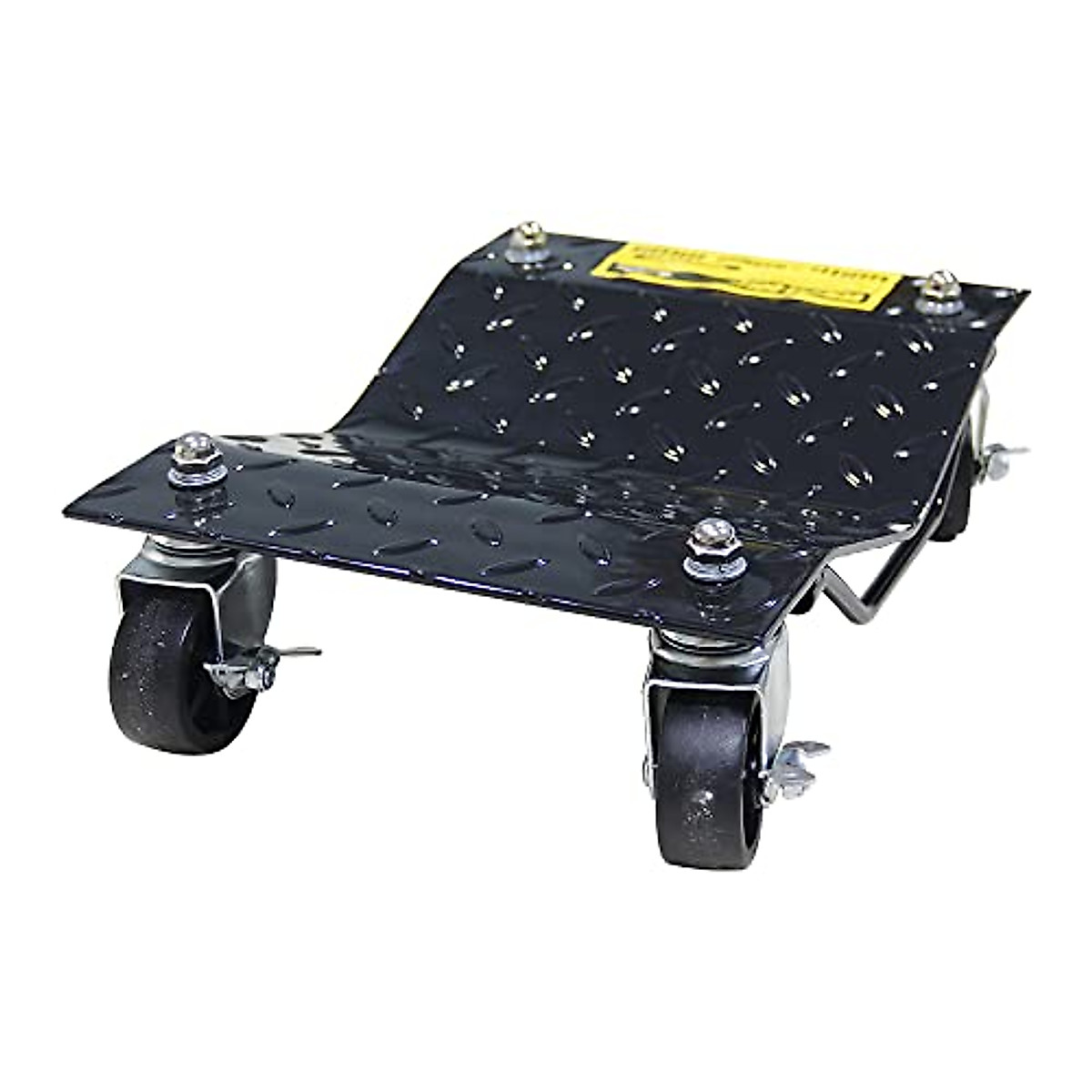 HPDMC 6000lbs Capacity Tire Dolly Wheel Dolly Car Tire Stakes丨4 Pack丨Black