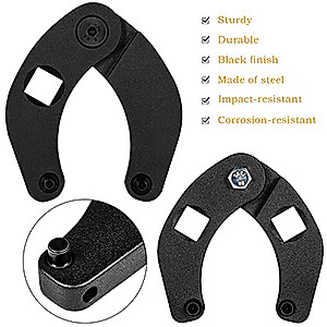 Bonbo 1266 &7463 Adjustable Gland Nut Wrench Small and Large Universal Adjustable Gland Nut Wrench for Hydraulic Cylinder (Set of 2)