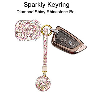 Luxurious Rhinestone AirPods Pro Case, Protective Bling Diamonds AirPod Charging Protective Case Cover for Apple I10/I12 TWS