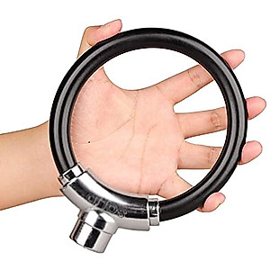 VIGAT Bicycle Lock, Anti-Theft Steel Cable Lock, Portable Mini Ring Lock Mountain Road Bike Riding Equipment Accessories(Color:Black)