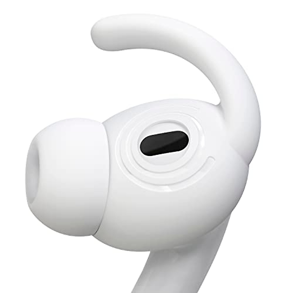 3 Pairs DamonLight Ear Hooks for AirPods Pro 2 Anti-Slip Anti-Scratches Sport Ear Tips Compatible with AirPods Pro 2nd Generation 2022 Released - White