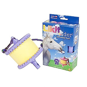 Likit Holder Stable Toy With Treat, Purple
