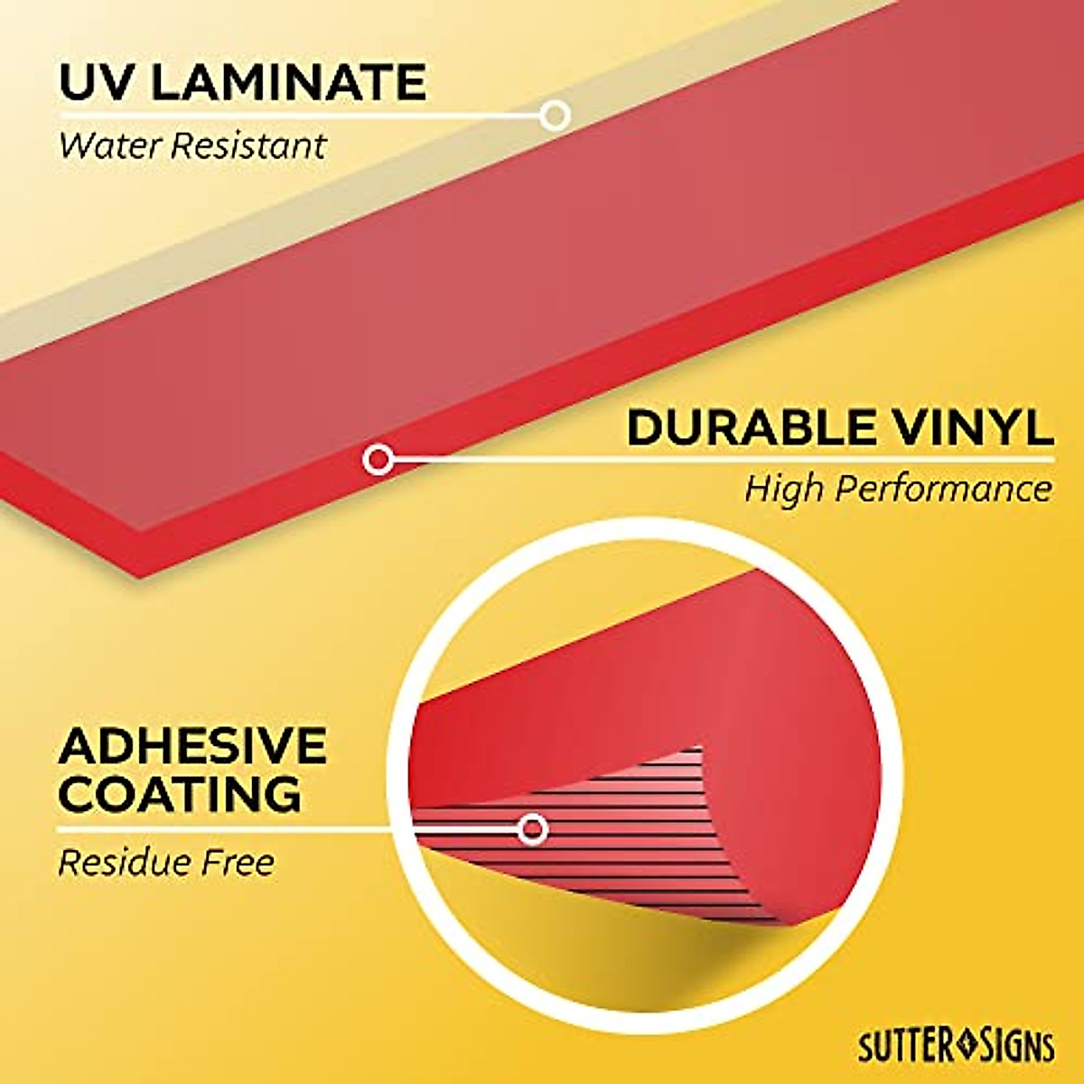 Biohazard Stickers Signs (Pack of 10) | Decals for Labs, Hospitals, and Industrial Use by Sutter Signs