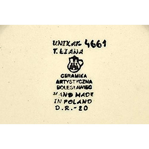 Polish Pottery Mug - Straight Sided - Unikat Signature - U4661