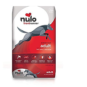 Nulo Frontrunner All Breed Adult Dry Dog Food, Premium All Natural Dog Kibble, Made with Ancient Grains Promote Fullness with Healthy Digestive Aid BC30 Probiotic & Antioxidants for Immune Health