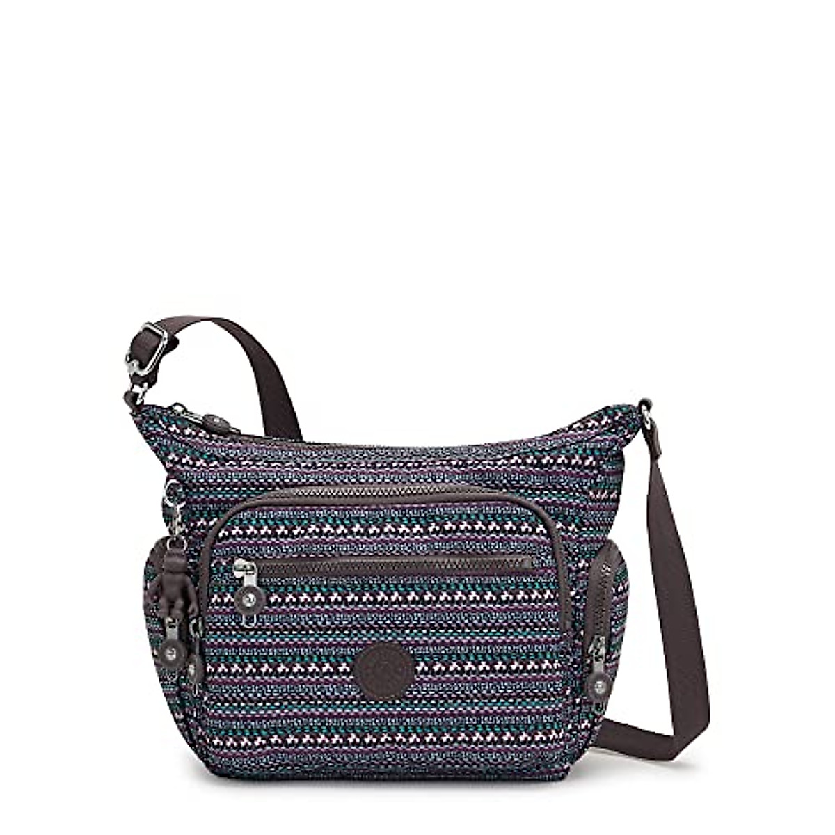 Kipling Women's Gabbie Small Crossbody, Lightweight Everyday Purse, Casual Shoulder Bag, Stripy Dots