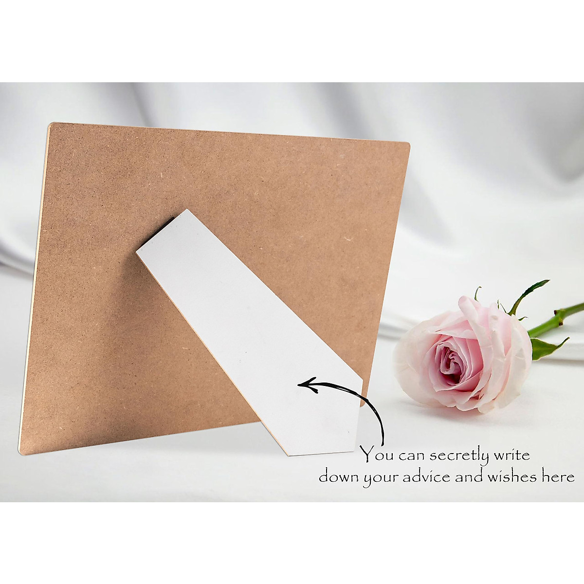 NODROY Wedding Table Sign, Photo Booth, 8×11 Wooden Sign With Stand, Minimalist Wedding Favor, Bridal Shower, Wedding Reception, Event Party Favor Supplies