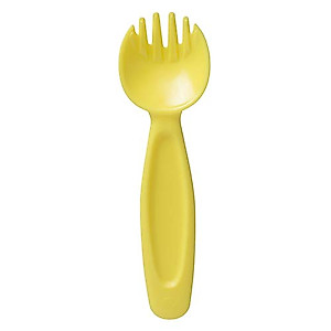 b.box Insulated Food Jar with Spork for Toddlers | Easy Open Container for Toddlers | Stainless Steel, 5hrs + of Perfect temperatures | Dishwasher Safe, BPA Free (Lemon Sherbet, 11 oz)