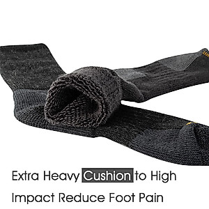 KAVANYISO Merino Wool Socks for Men Hiking Thermal Winter Crew Socks Boot Socks