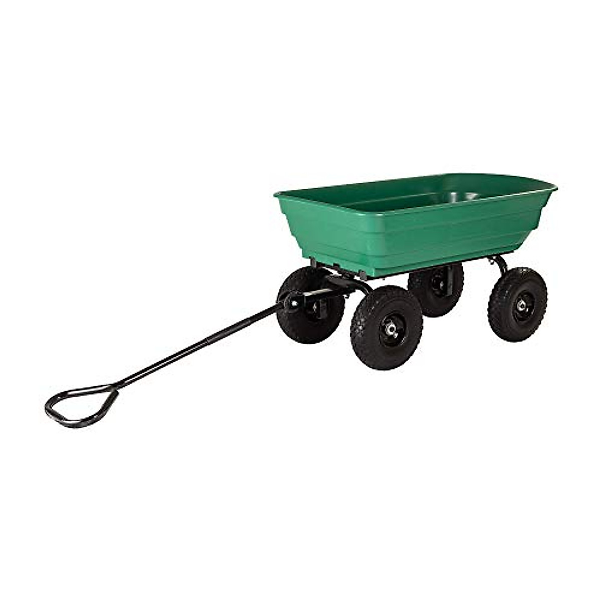 Garden Star 70275 Garden Wagon/Yard Cart with Flat Free Tires, 37" x 20" Poly Tray, 600lb capacity