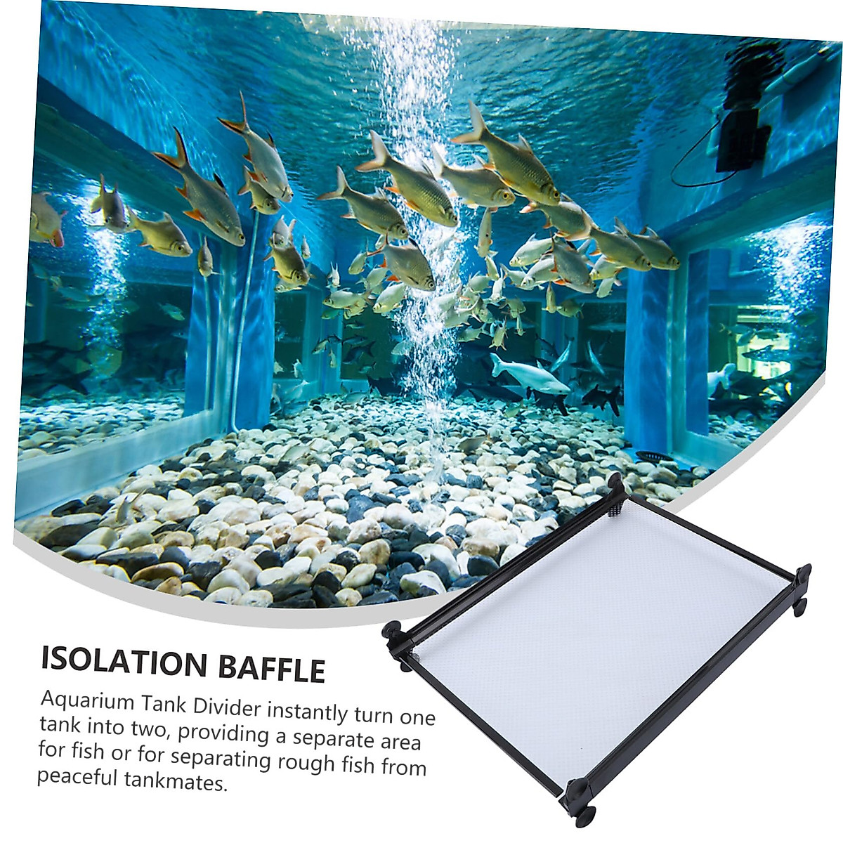 balacoo 2pcs aquarium divider panels frag rack fish tank divider 75 gallon fish tank aquarium gravel 55 gallon fish tank lid fish tank filters aquarium suction cups filter screen mini