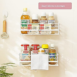 MINILIF Shower Caddy Basket Shelf,Caddy Organizer,Wall Mounted Bathroom Organizer,Antirust baking paint, No Drilling,Storage Rack for Bathroom Shower Kitchen (White)