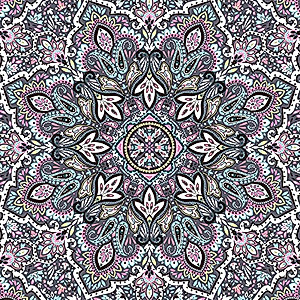 Vera Bradley Women's Recycled Lighten Up Reactive Journey Backpack, Bonbon Medallion, One Size