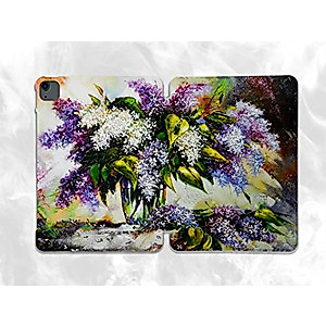 Kawaii Painted Flowers Bouquet case Compatible with iPad Mini Air Pro 7.9 8.3 9.7 10.2 10.9 11 12.9 inch Pattern Cover New 2022 2021 Trifold Stand 3 4 5 6 7 8 9 Generation 347 (7.9" Mini 4/5)