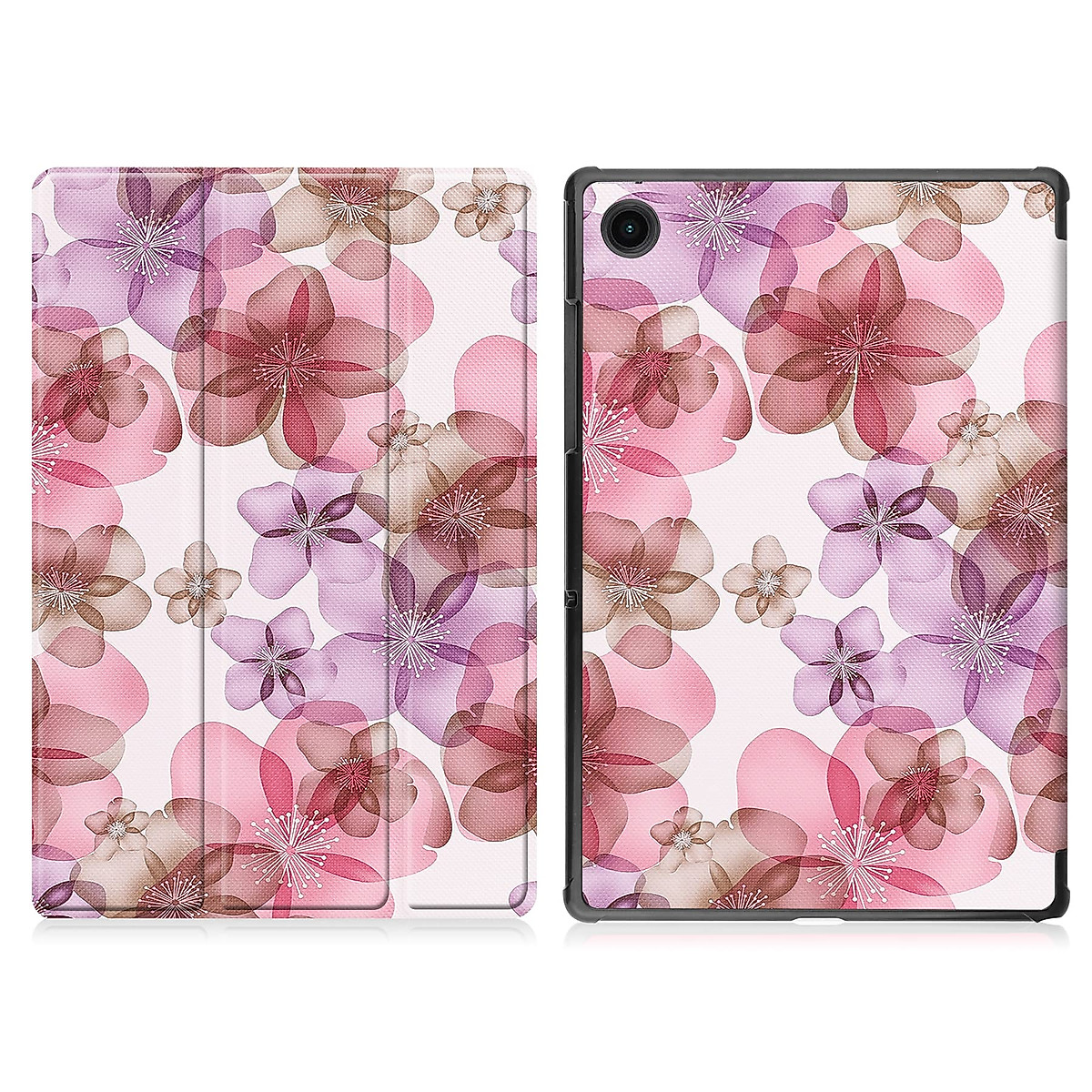 Gylint Case for Samsung Galaxy Tab A8 10.5-Inch (2022), Slim Lightweight Stand Cover with Auto Wake/Sleep for Galaxy Tab A8 (SM-X200/X205/X207) Flower