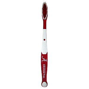 Siskiyou Sports NCAA Alabama Crimson Tide Unisex Travel Set Toothbrush and Travel Case, White, One Size