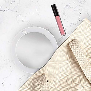 Zadro LED Lighted 10X Magnification Z'Swivel Power Suction Cup Vanity Wall Mount Beauty Makeup Mirror, White