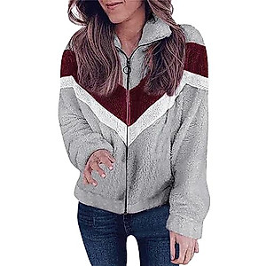 Womens Lightweight Jackets Jackets y2k Women Plus Size Full, Lightweight Zip-up Hoodie Womens Pea Coat Womens Pullover Sweaters Fall Shirts for Women Dressy Casual Sexy Oversized Sweatshirt for