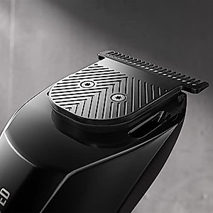 MANSCAPED® The Beard Hedger™ Premium Precision Men's Beard Trimmer, 20 Length Adjustable Blade Wheel, Stainless Steel T-Blade for Precision Facial Hair Trimming, Cordless Waterproof Wet/Dry Clipper