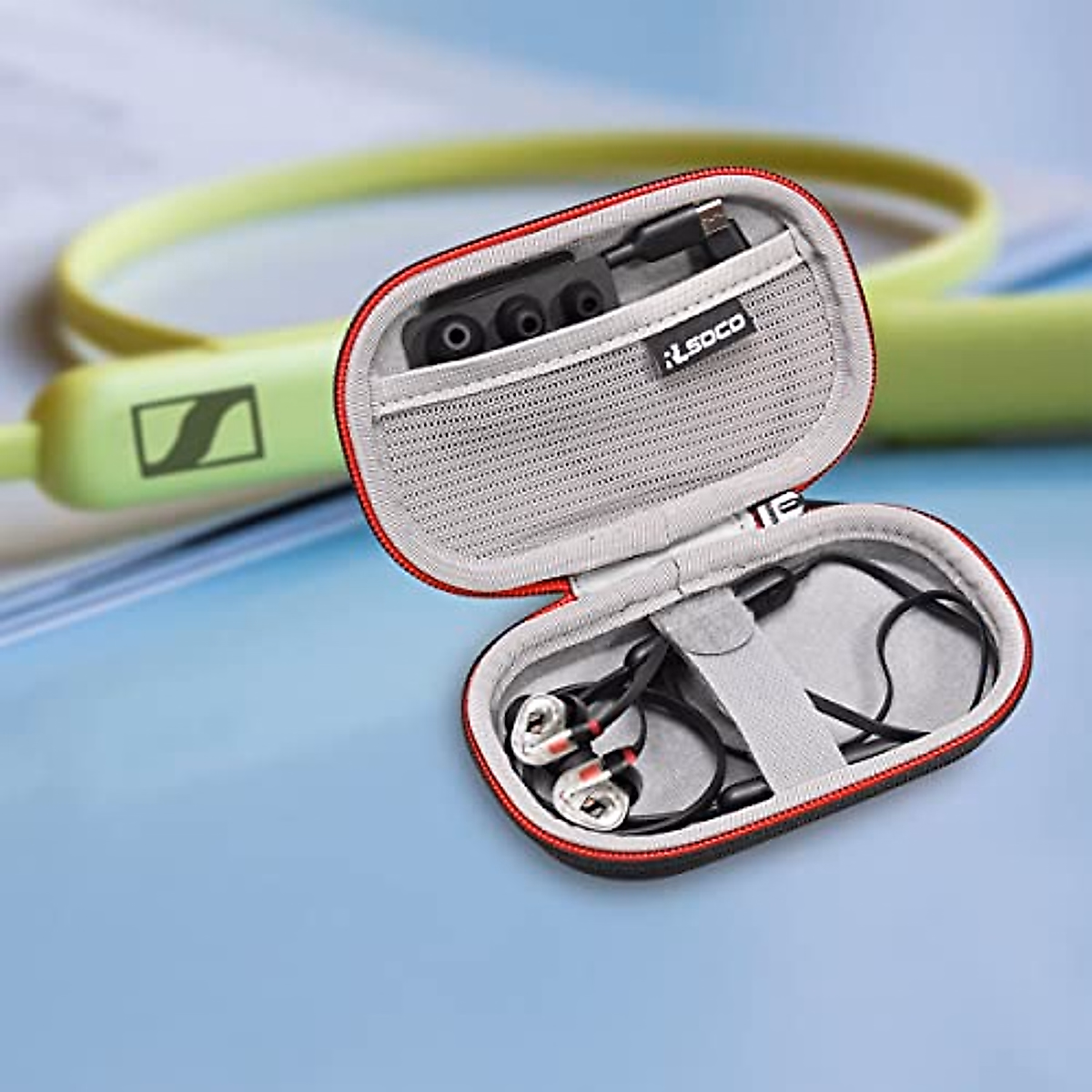 RLSOCO Case for Sennheiser IE 300/IE 100 PRO/IE 80 S/IE 600/IE 800/IE 900 in-Ear Audiophile Headphones