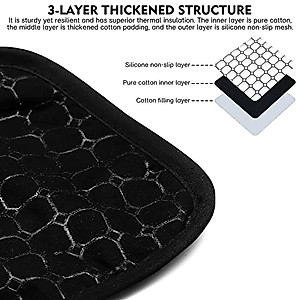 4 Pack Hot Pads for Kitchen Pot Holders for Kitchen Heat Resistant Oven Mitts and Pot Holders Sets Oven Terry Cloth Hot Pads Pot Holders for Cooking Baking