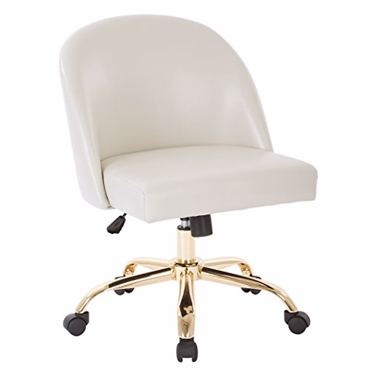 OSP Home Furnishings Layton Office Chair, Cream