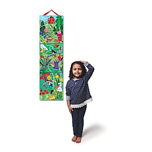 eeBoo: Making The Garden Growth Chart, A Colorful Classic Growth Chart Reveals Measurements in Inches and Centimeters, 33 Different Stickers to Mark Certain Occasions